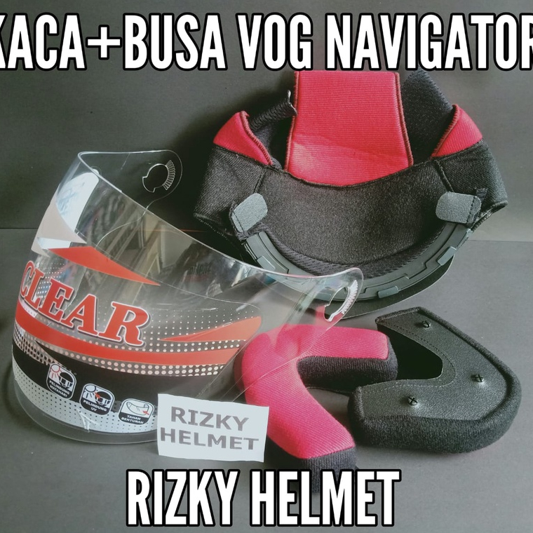 Jual Busa Helm VOG NAVIGATOR + KACA HELM VOG NAVIGATOR | Shopee Indonesia