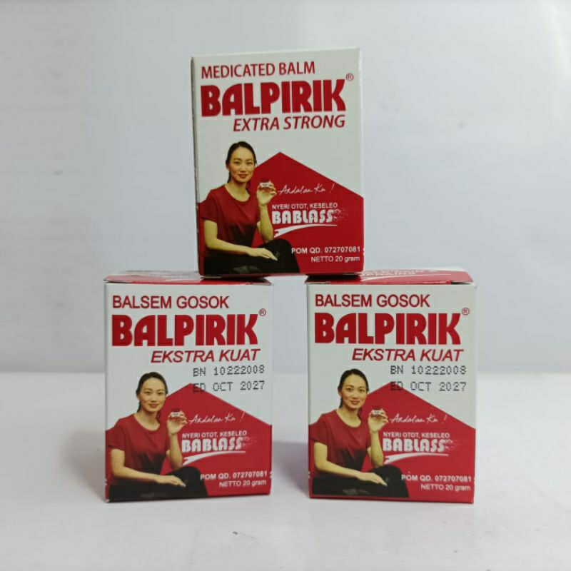 Jual balpirik balsem extra kuat 20g (merah) | Shopee Indonesia