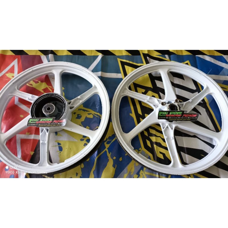 Jual velg castwheel jupiter z original second | Shopee Indonesia