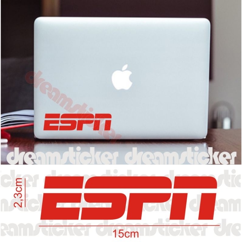 Jual Stiker ESPN Logo Sticker Laptop MacBook Decal | Shopee Indonesia