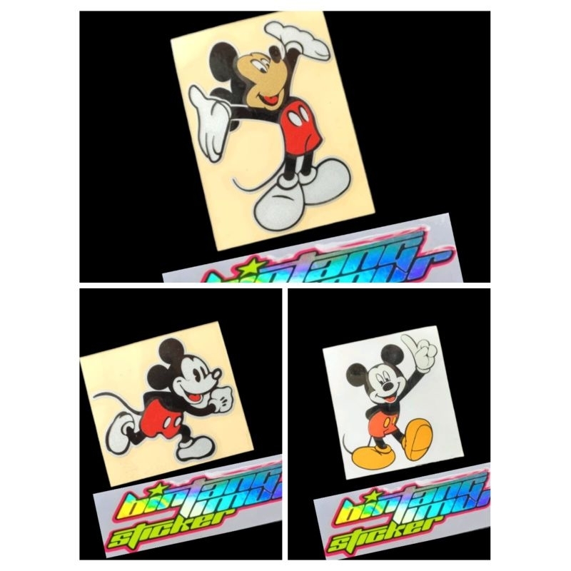 Jual STICKER GAMBAR MICKEY MOUSE CUTTING STICKER HANDPONE LAPTOP MOTOR ...