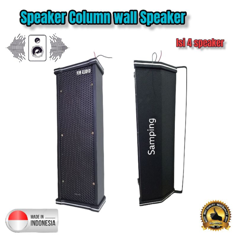 Jual Speaker Column 4 inch Speaker dinding isi 4 speaker | Shopee Indonesia