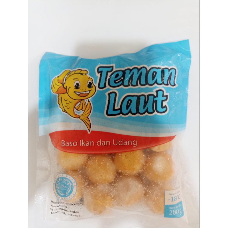 Jual Teman Laut baso ikan dan udang 200gr | Shopee Indonesia
