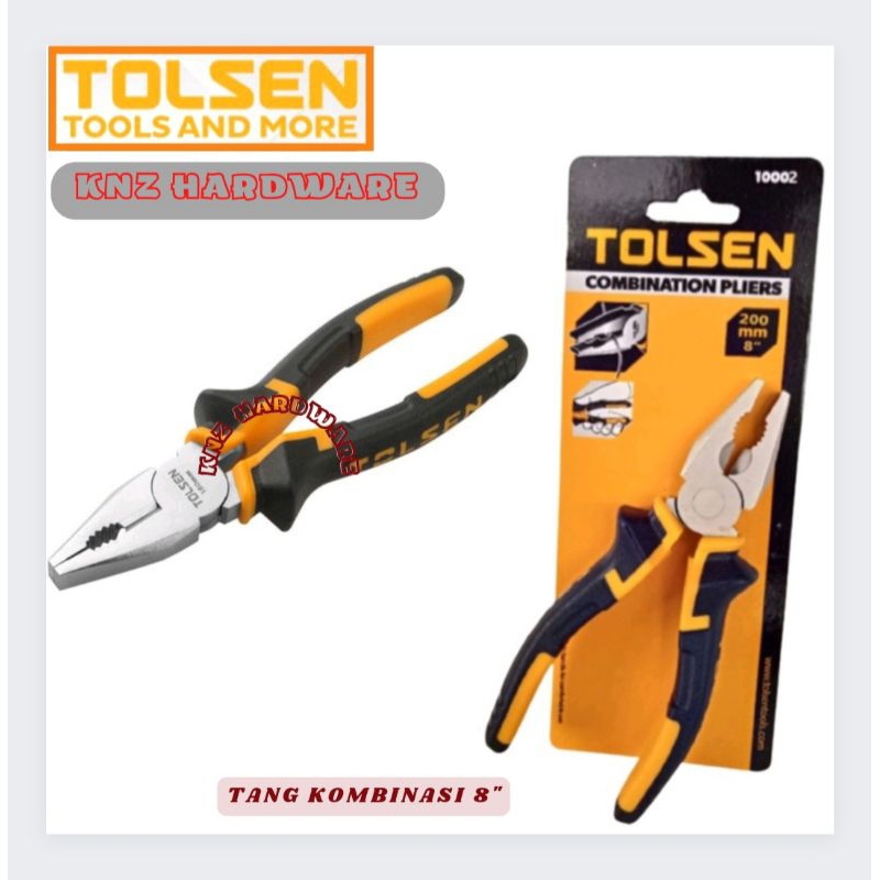 Jual TANG KOMBINASI 8" TOLSEN | Shopee Indonesia