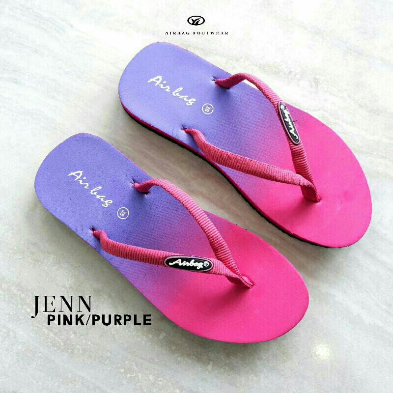 Jual sandal jepit cewek AIRBAG seri JENN bahan premium kombinasi spon ...
