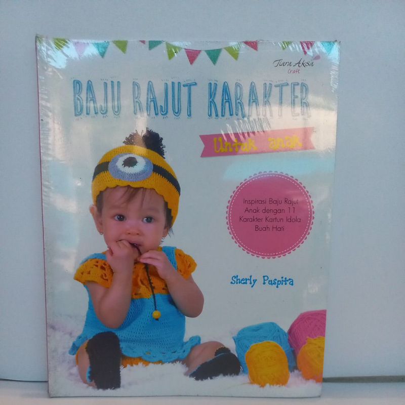 Jual Buku Kreasi Original Baju Rajut Karakter Untuk Anak "Inspirasi ...