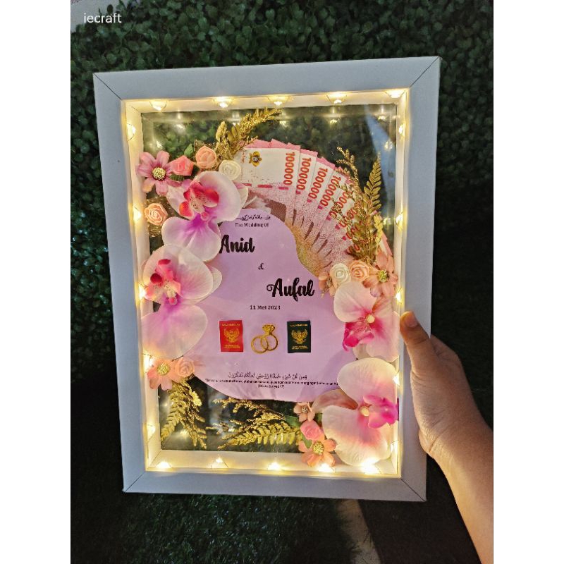 Jual 1 HARI JADI Mahar Transparan anggrek 35x25 cm Mahar pernikahan ...