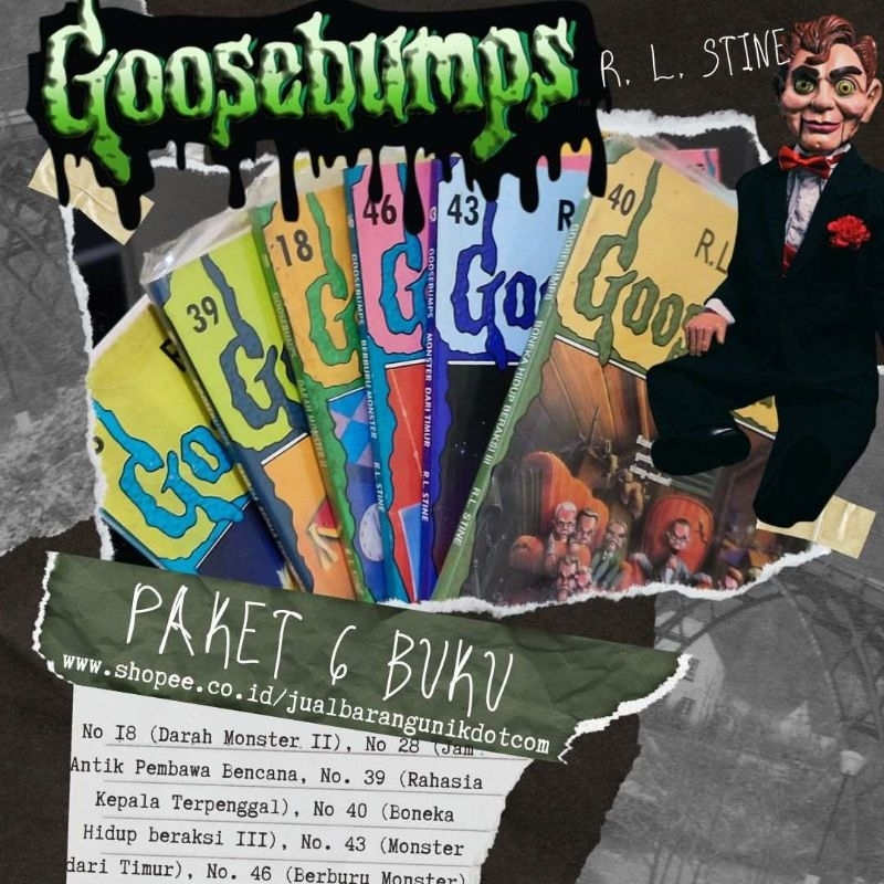 Jual Novel GOOSEBUMPS - RL STINE Penulis Fear Street Nightmare Room ...