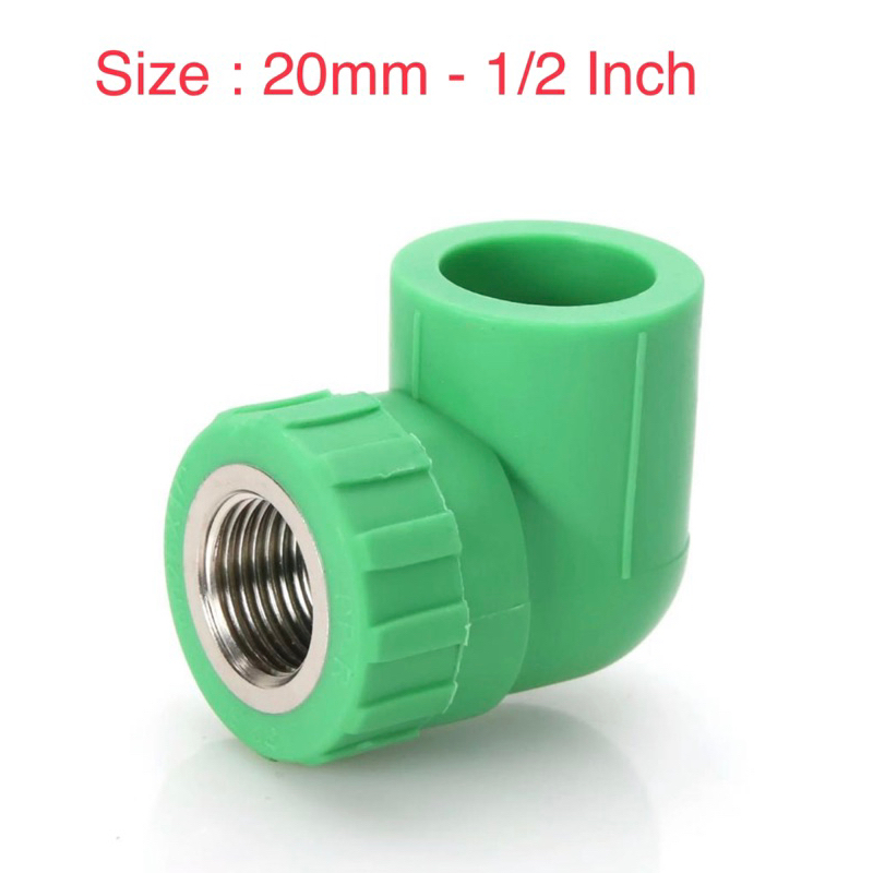 Jual Female Threaded Elbow 20mm / Female Threaded Elbow 1/2 Inch ...
