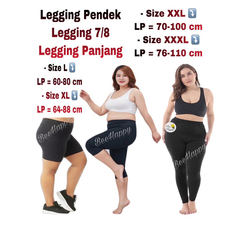 Jual Legging Pendek / Legging 7/8 / Legging Panjang / Celana Legging Premium | Shopee Indonesia