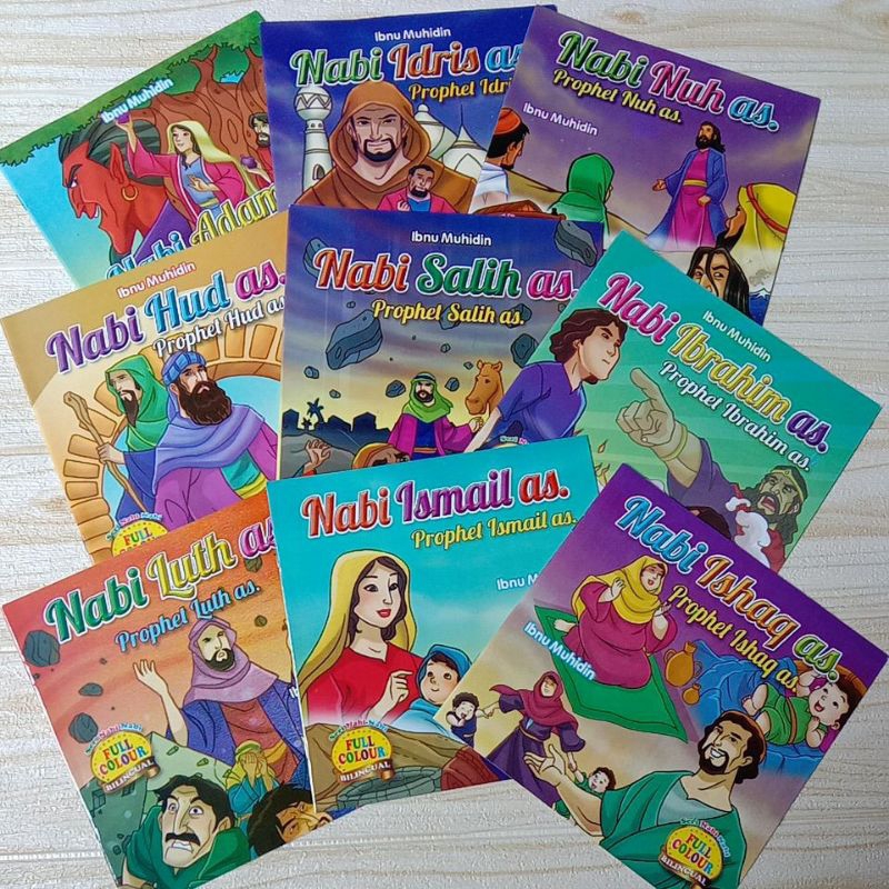 Jual Buku cerita kisah 25 nabi dan rasul bergambar & berwarna | Shopee Indonesia