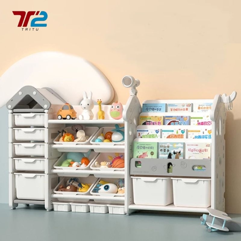 Jual TRITU Magic House Storage 3in1 Lemari Penyimpanan Mainan Anak ...