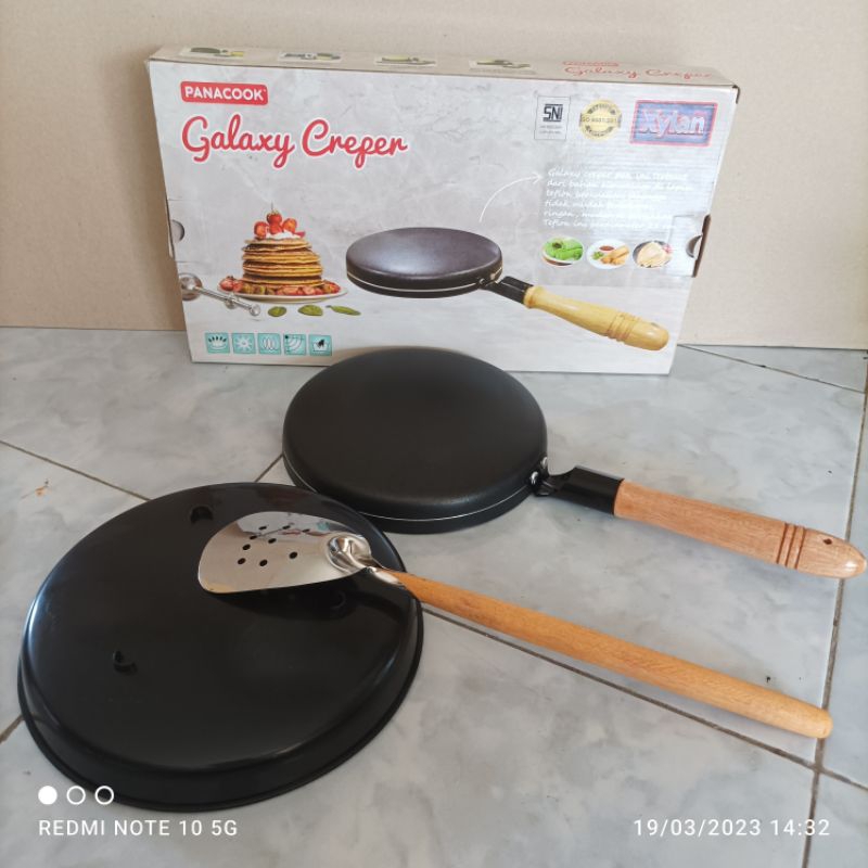 Jual Wajan teplon kulit lumpia risolis anti lengket/galaxy crepes ...