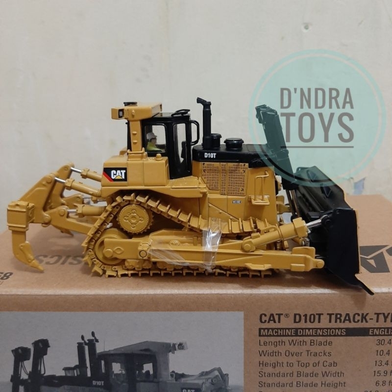 Jual Diecast Miniatur Alat Berat Dozer CAT D10T Die-Cast Alat Berat Bulldozer Norscot 1:50 ...