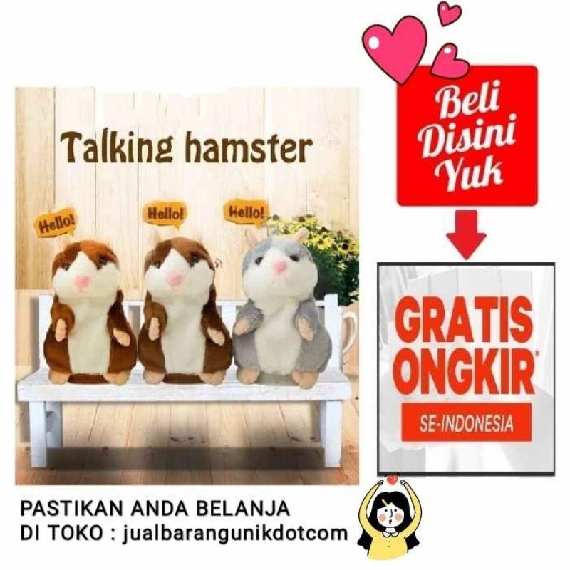 Jual Boneka Peniru Suara - Hamster Talking - Boneka Hamster bisa bicara ...
