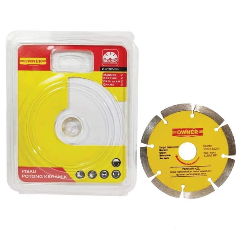 Jual MATA PISAU POTONG KERAMIK GRANIT BATU ALAM MARMER OWNER 4" / DMW ...
