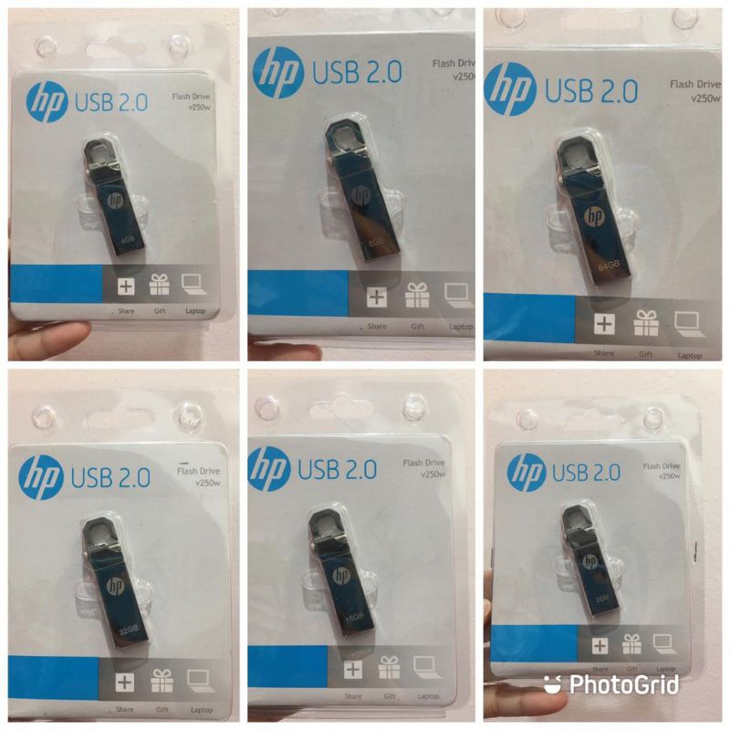 Jual FLASHDISK HP METAL 2GB 4GB 8GB 16GB 32GB 64GB FLASH DISK HP USB ...
