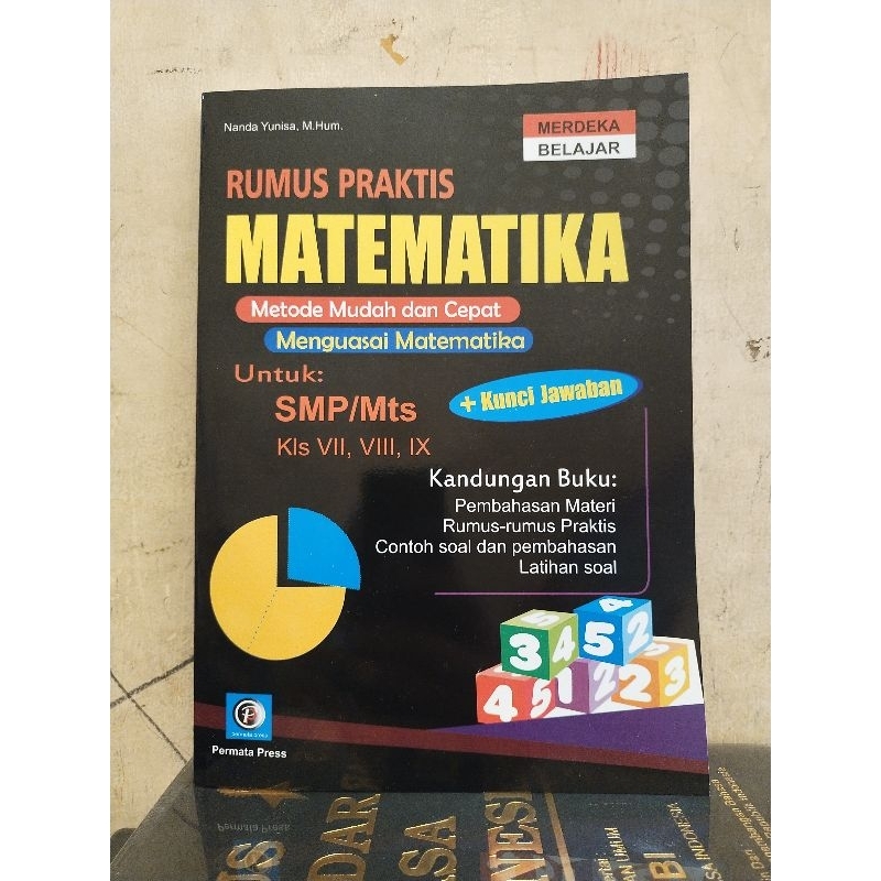 Jual Rumus Praktis Matematika untuk SMP kls 7, 8, 9 + kunci jawaban| kurikulum merdeka | Shopee ...