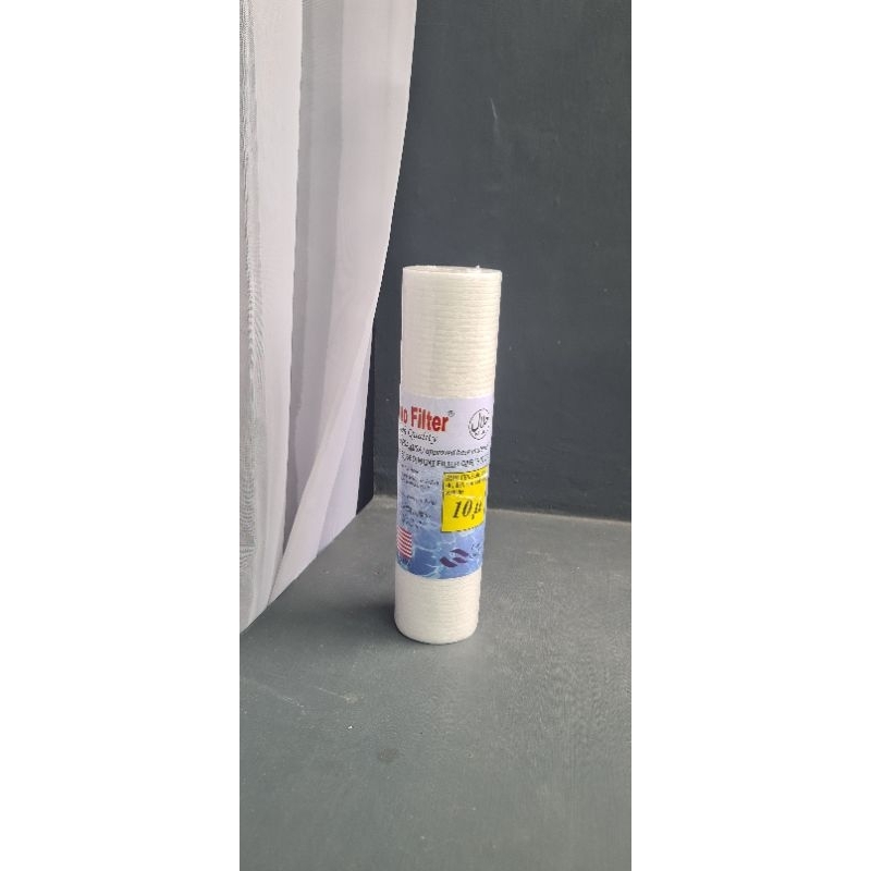 Jual Cartridge Nano Filter Air 10" Ukuran 10 micron | Shopee Indonesia