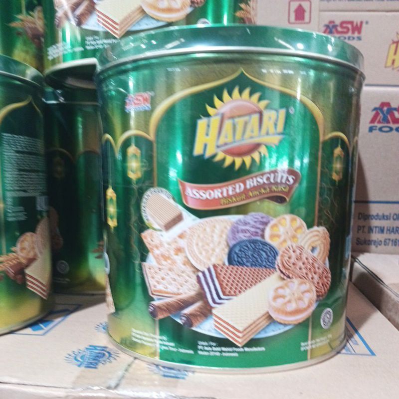 Jual Hatari asstored biscuit biskuit kaleng | Shopee Indonesia