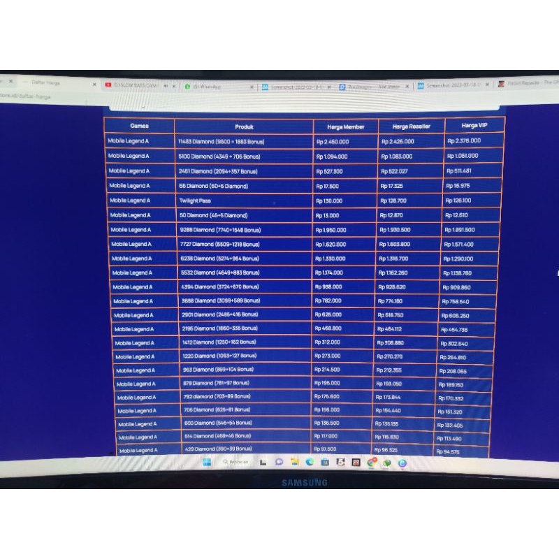 Jual Software Tabel 600 - 4394 | Shopee Indonesia