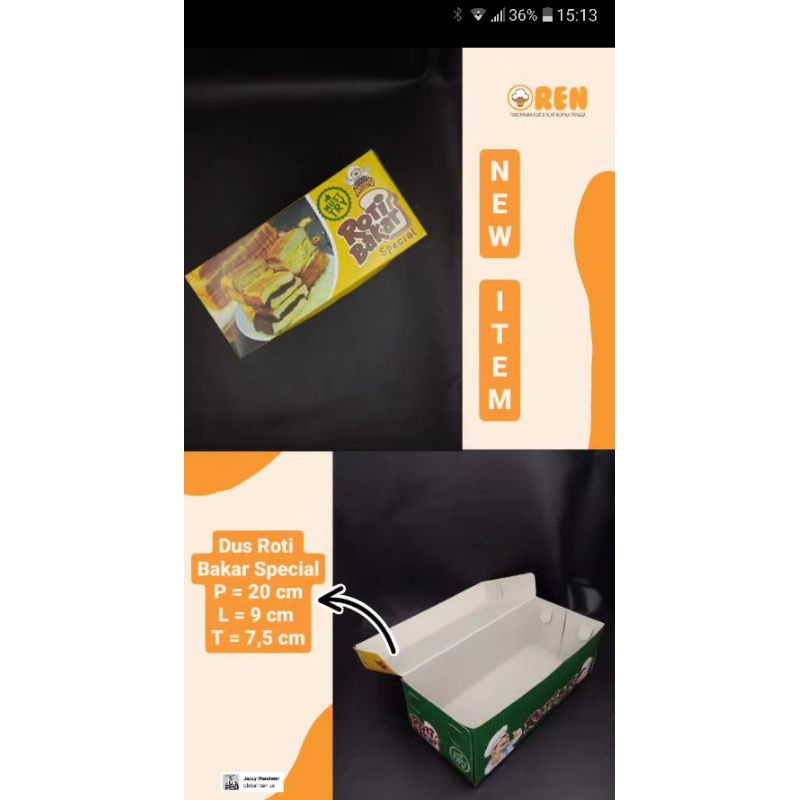 Jual Kardus kemasan produk roti bakar 20x9 cm murah | Shopee Indonesia