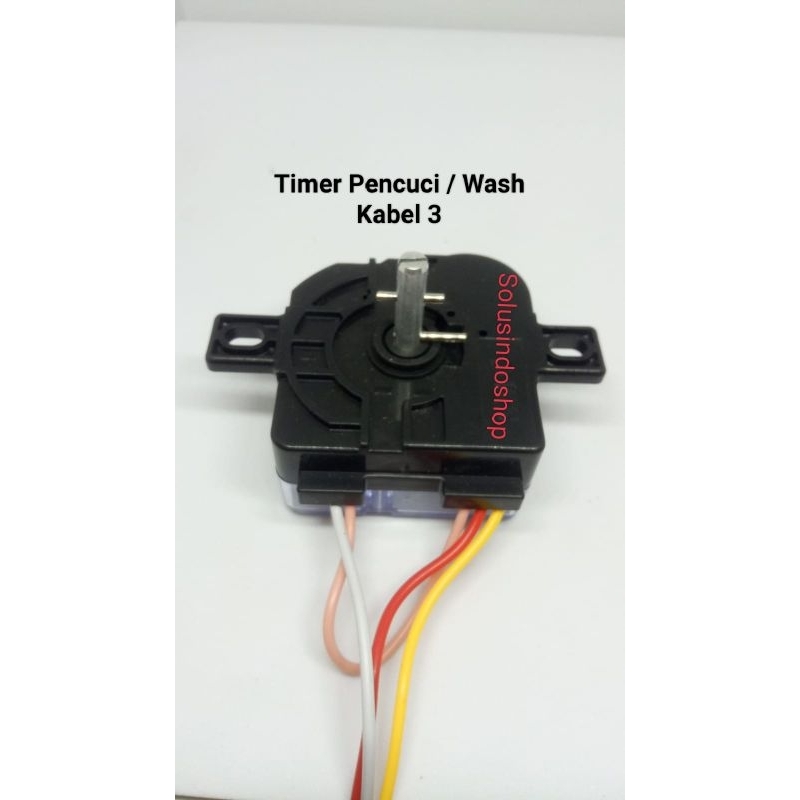 Jual Timer mesin cuci kabel 3 (Sharp,polytron,dan lainnya) / Timer ...