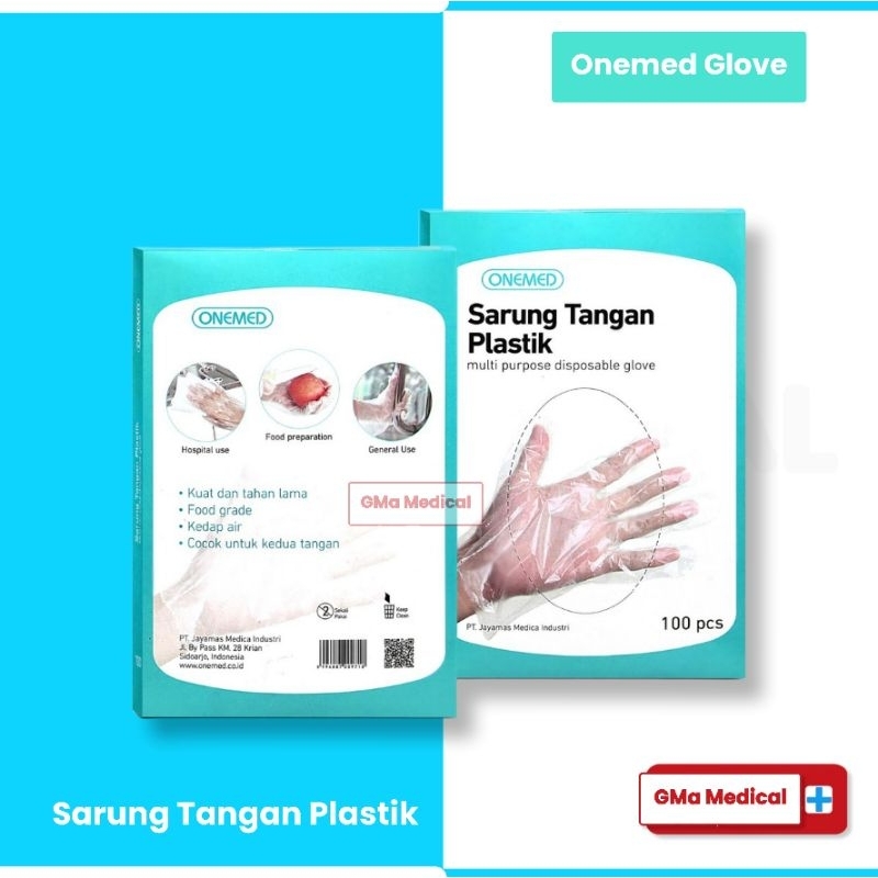 Jual Sarung Tangan Plastik CPE Onemed Sarung Tangan Masak Isi 100 / Box ... Jual Sarung Tangan Plastik CPE Onemed Sarung Tangan Masak Isi 100 / Box ...