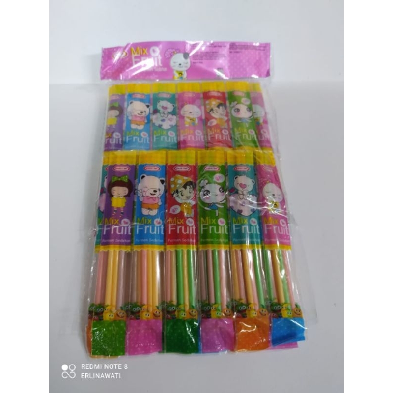 Jual Permen Cemilan Snack Candy Fruit Mix Buah Sedot Bubuk Yoghurt ...