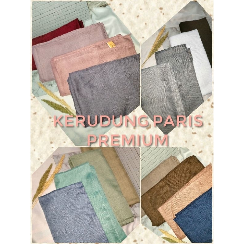 Jual HIJAB PARIS PREMIUM/KERUDUNG PARIS KLASIK/HIJAB SEGIEMPAT JADUL POLOS PREMIUM | Shopee ...