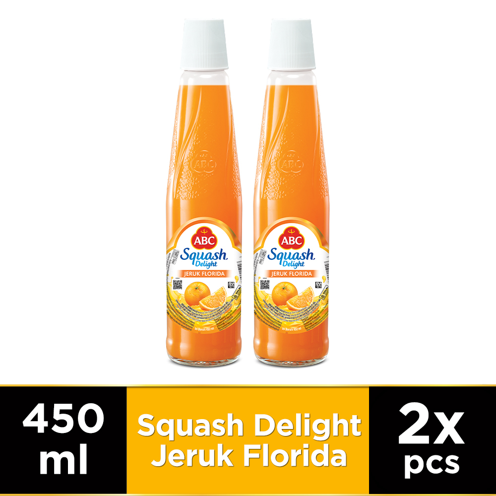 Jual ABC Sirup Squash Delight Jeruk Florida 450 ml - Twin Pack | Shopee ...