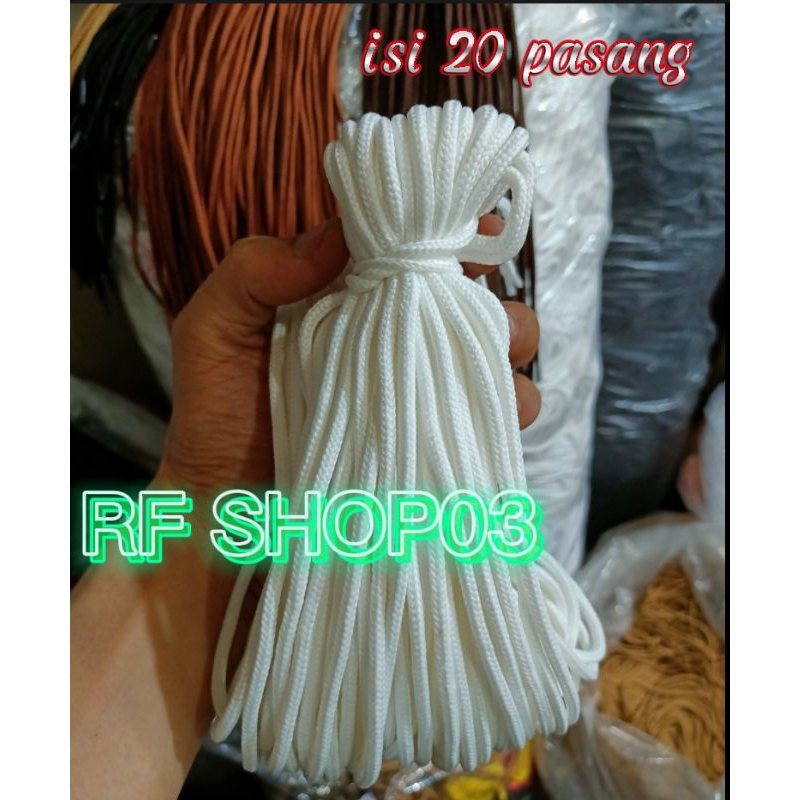Jual (PAKET 20 PASANG) GROSIR GUDANG TALI SEPATU GEPENG/TALI PIPIH ISI ...