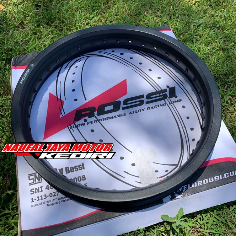 Jual VELG ROSSI RING 17 LEBAR 215 HITAM DOFF VELG VROSSI RING 17 HITAM ...