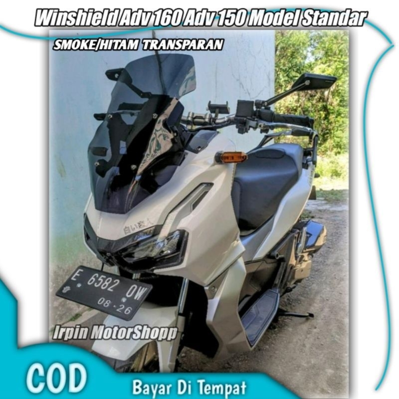 Jual Visor Windshield Honda ADV 150 Adv 160 model Standar Ori Original ...