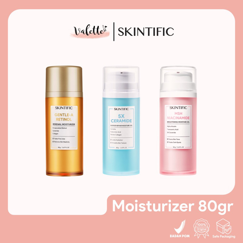 Jual SKINTIFIC - Moisturizer Gel 80gr | Shopee Indonesia
