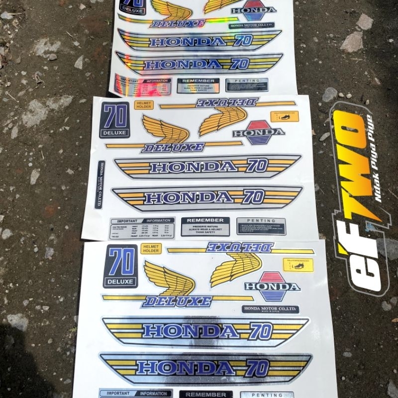 Jual Stripping honda c70 set detail | sticker lis bodi c70 | stripping ...