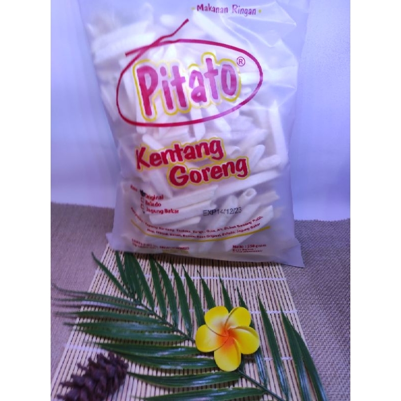 Jual KENTANG GORENG PITATO / PITATO ORIGINAL / PITATO ASIN / KEMASAN ...