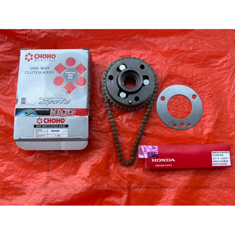 Jual RANTAI + ONE WAY RUMAH PELOR STATER PLUS GIGI GIR GEAR STARTER ...