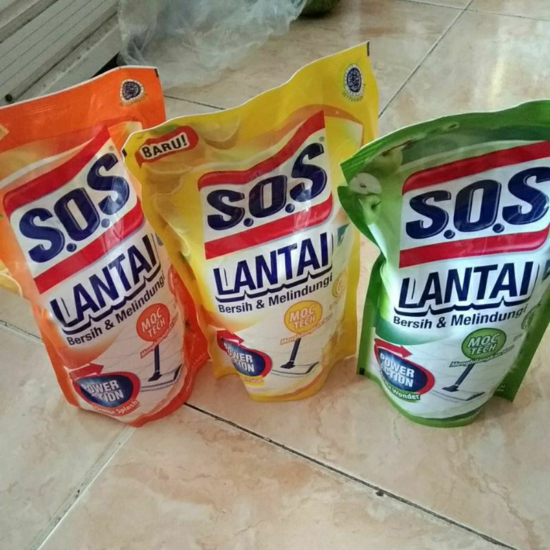 Jual SOS SABUN PEMBERSIH LANTAI 750ML | Shopee Indonesia