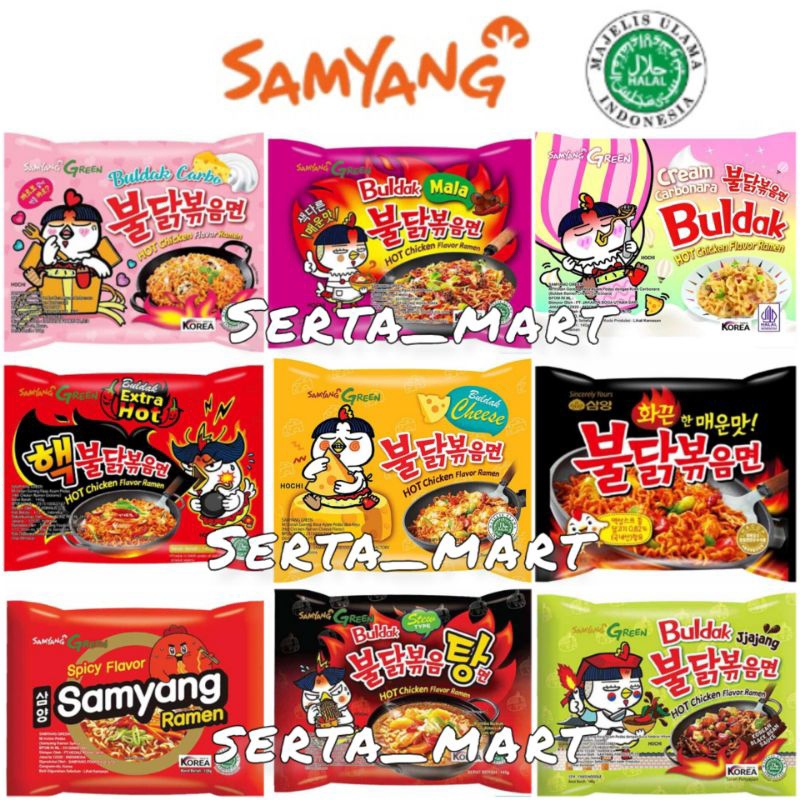 Jual Samyang Mie Instan Korea - Hot Chicken Ramen / Carbo / Cheese ...