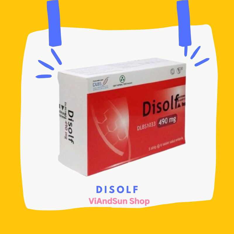 Jual DISOLF 490 MG - Harga Perbox - Membantu Sirkulasi Darah | Shopee ...