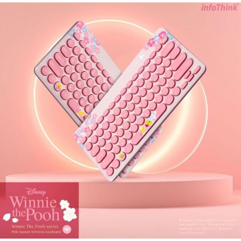 Jual Pooh Wireless keyboard Infothink x disney | Shopee Indonesia