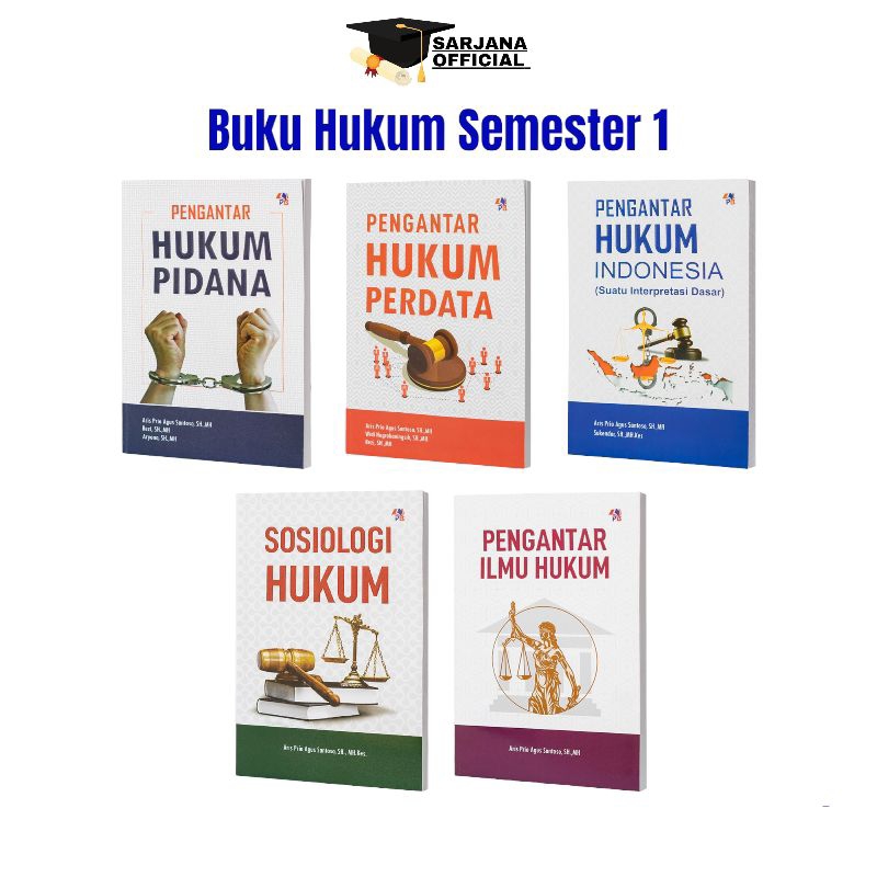 Jual Buku Hukum Semester 1 : Pengantar Hukum Perdata | Pengantar Hukum Pidana | Pengantar Hukum ...