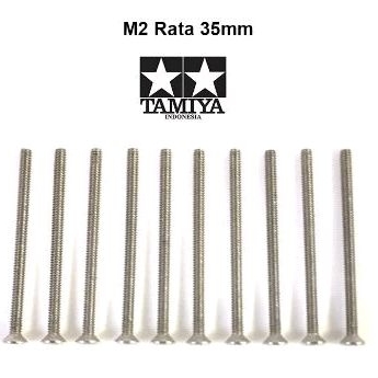 Jual BAUT RATA 35MM SCREW M2 / BAUT GEPENG BAUT PIPIH | Shopee Indonesia