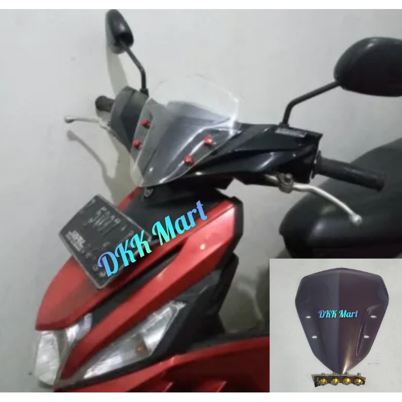Jual VISOR MIO M3 DAN MIO Z PLUS BAUD MODEL TERBARU WINDSHIELD MIO Z ...