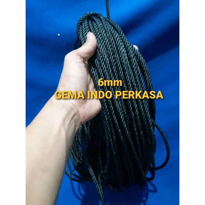 Jual Tali tambang pengikat 6mm 50 meter warna warni | Shopee Indonesia