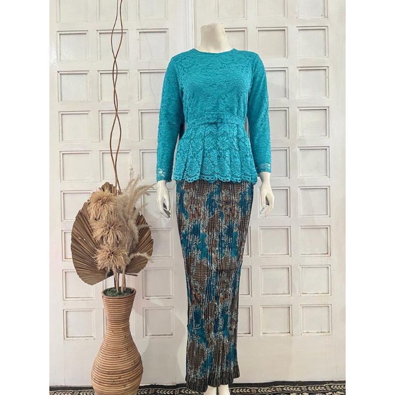 Jual SETELAN KEBAYA BROKAT PITA/KEBAYA SERAGAMAN PESTA/KEBAYA WISUDA ...