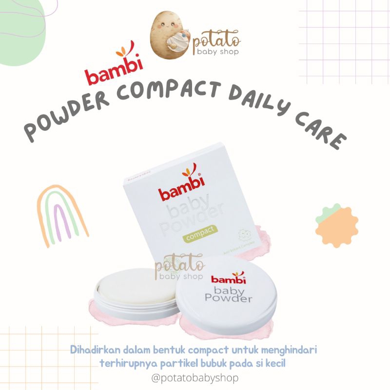 Jual Bambi Baby Powder Compact Calming & Comfort Daily Care - Bedak ...