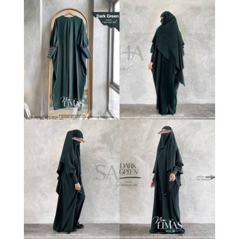 Jual Abaya Elmas by saleeha official | Shopee Indonesia