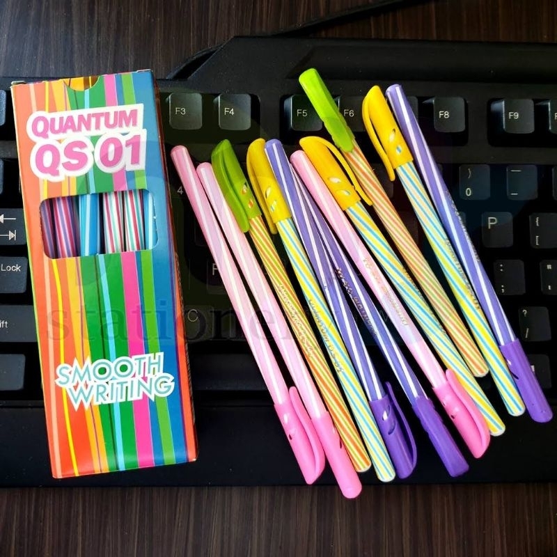 Jual [BOX ISI 12] PULPEN STANDARD QS-01 / BALLPOINT / BOLPEN / PULPEN ...